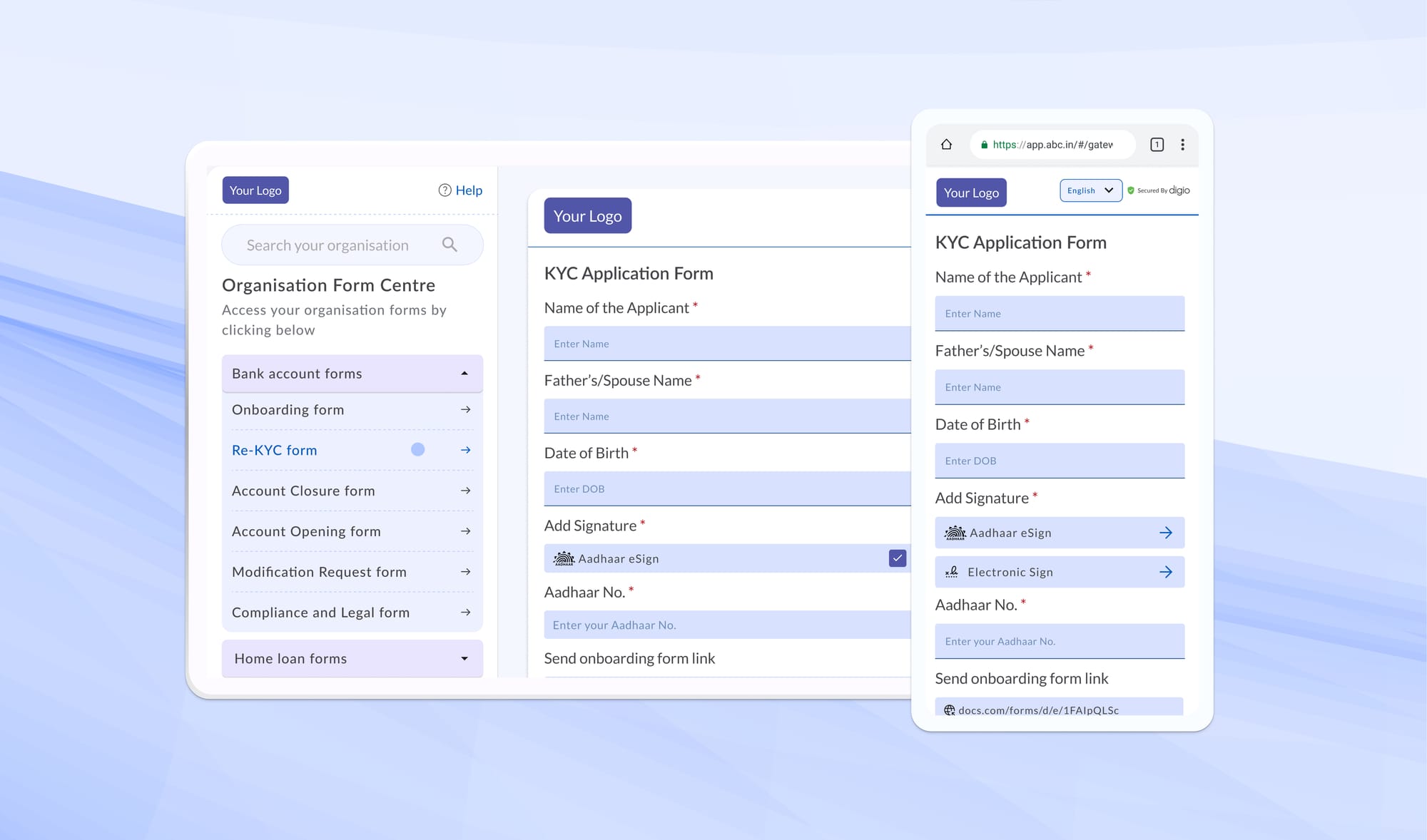 Aadhaar eSign eKYC NACH | Digio